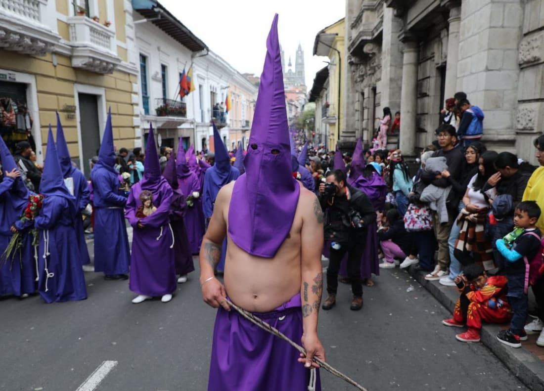 Semana Santa 2025 en Ecuador: procesiones masivas, viacrucis vivientes ...